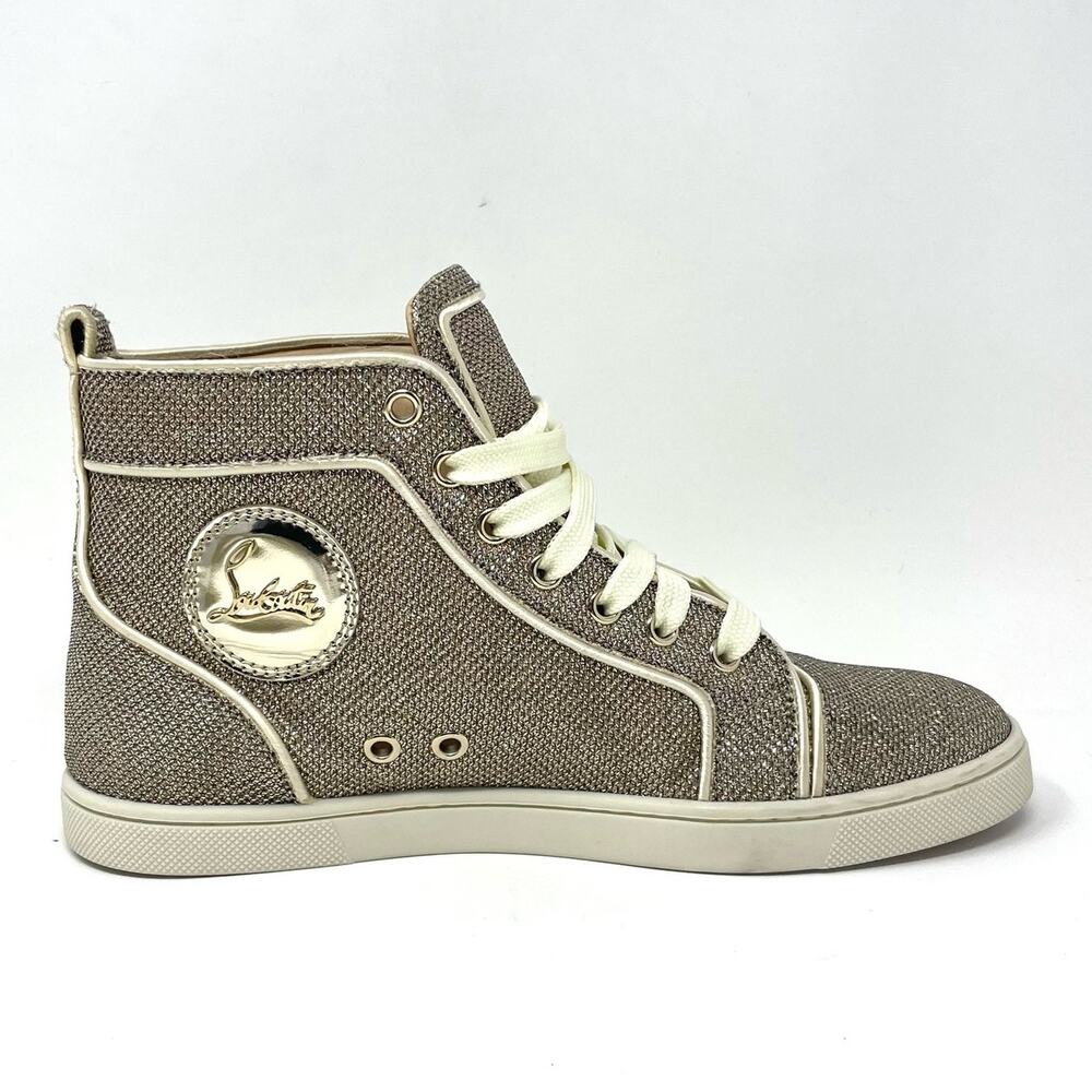 Christian Louboutin Bip Bip High Top Slip On Sneakers… - Gem